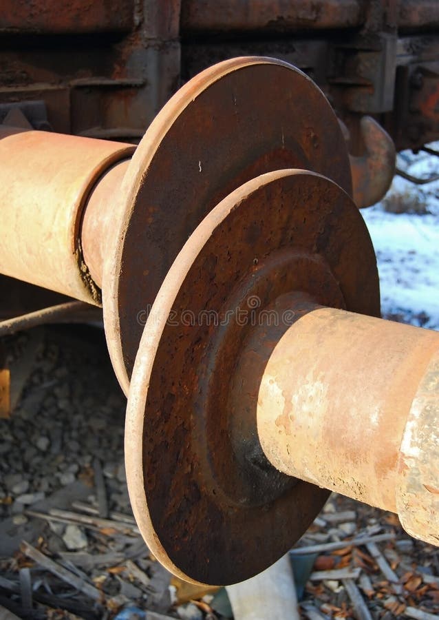 Railway wagon buffers stock image. Image of transportation - 22400229