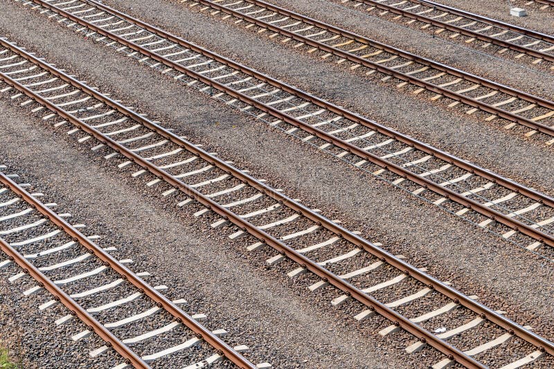 Multiple Parallel Railway Tracks Stock Photos - Free & Royalty-Free ...
