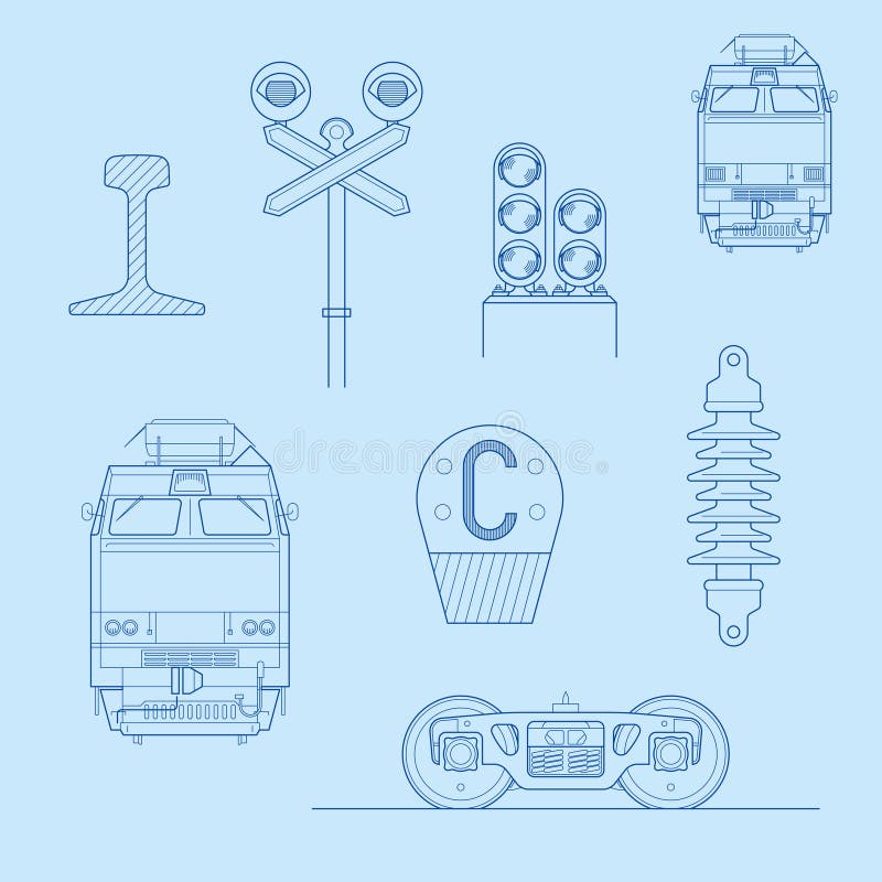 Bogie Blueprints Stock Illustrations – 8 Bogie Blueprints Stock ...
