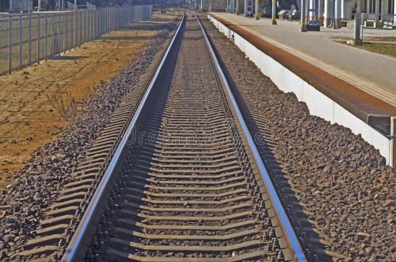 Railways stock photo. Image of view, destination, copy - 122659668