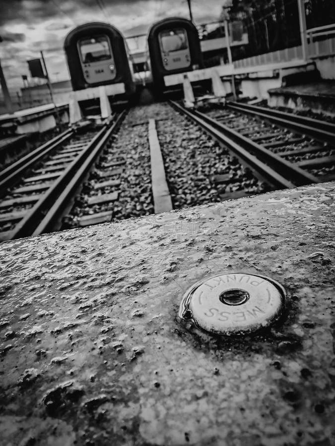 Railwaystation Trains Block Stock Photo - Image of railwaystation, line ...