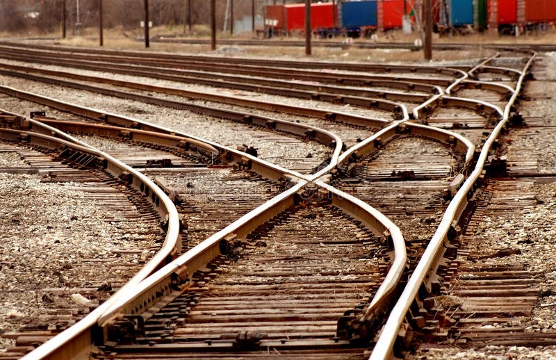 Railyard Switch series stock photo. Image of empty, tracks - 2393570