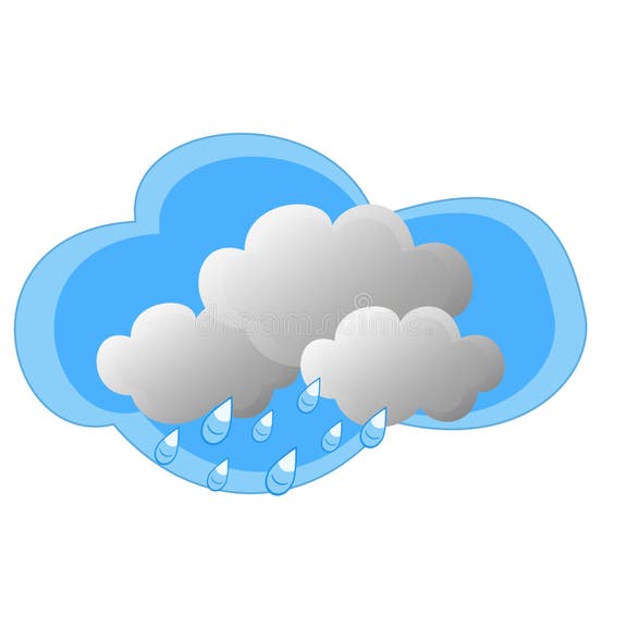 Cartoon Gray Rain Clouds Stock Illustrations – 523 Cartoon Gray Rain ...