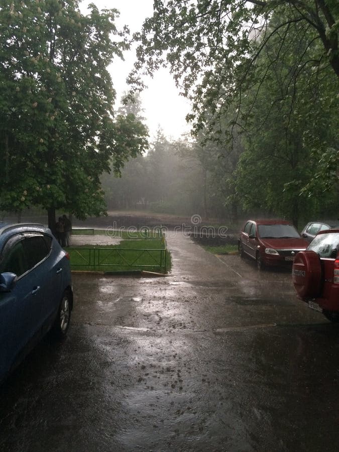 Rain editorial image. Image of rain, weather, storm, city - 74255960