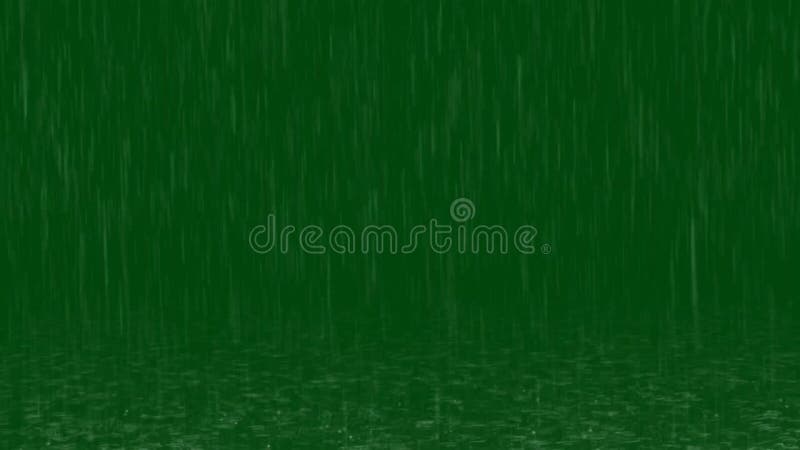 Rain Green Screen Video, 3D Animation Stock Video - Video of rainy ...