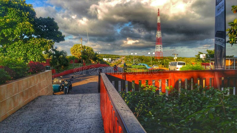 Rain approaching editorial stock photo. Image of bacunayagua - 106996413