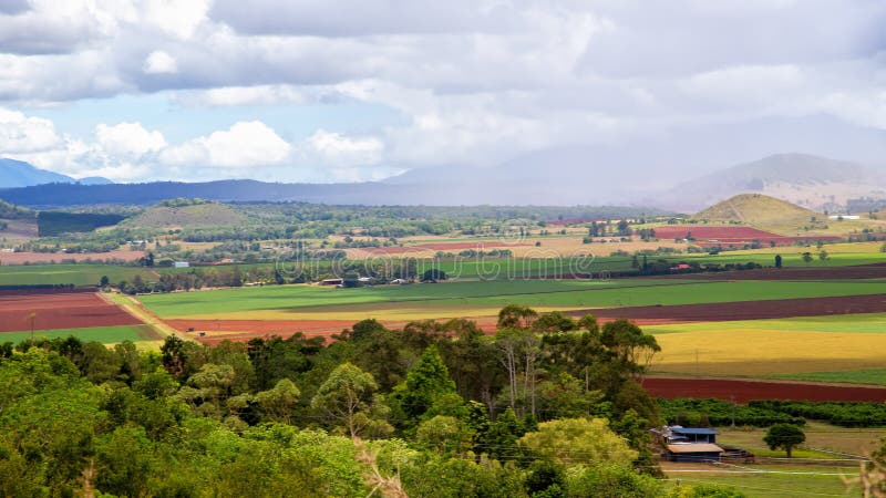 Rain on the Atherton Tablelands Stock Photo - Image of climate, raining ...