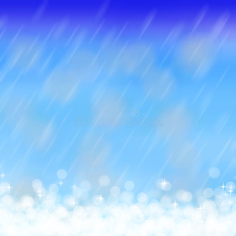 Rain Blue Blur Background Texture Wallpaper Stock Illustration ...