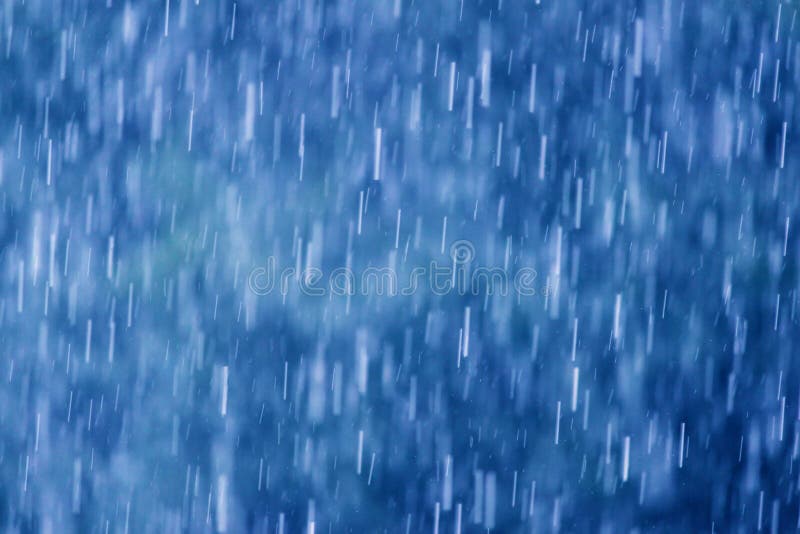 Rain on blue. stock image. Image of surface, drops, night - 74021999