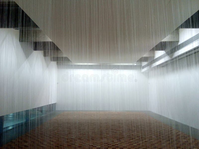 Rain in the Building Installation Editorial Photo - Image of ...