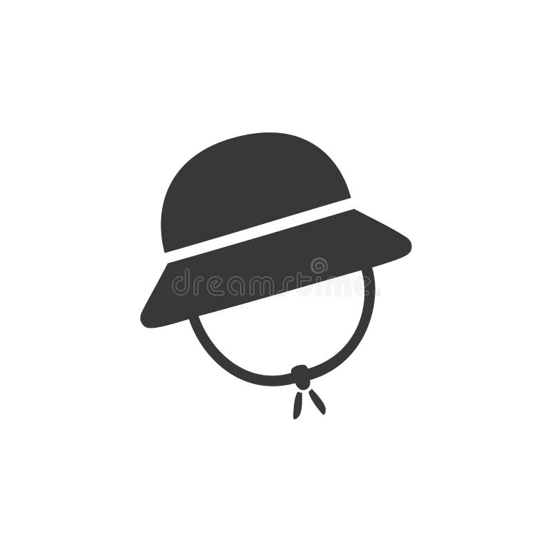 Rain Cap. Isolated Icon. Fall Clothing Vector Illustration Stock Vector ...