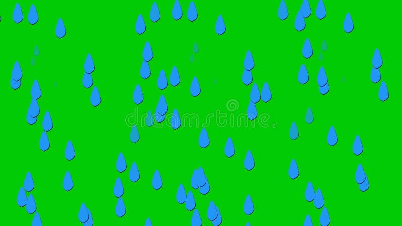 Animated rain green screen stock video. Video of drizle - 251140933