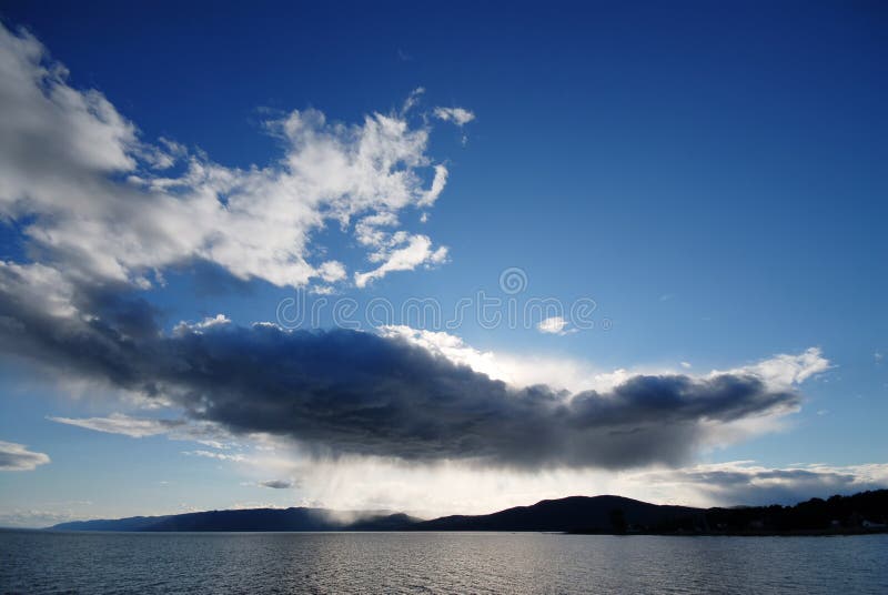 Rain cloud stock photo. Image of neighbourhood, summer - 1223574