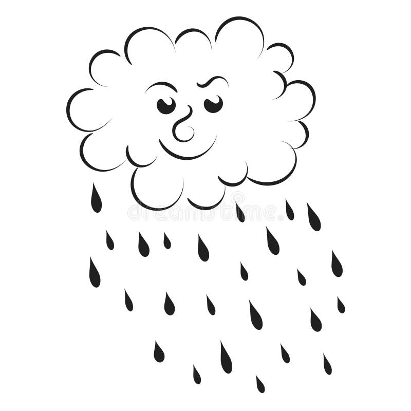 Line Drawing Raindrops Stock Illustrations – 289 Line Drawing Raindrops ...