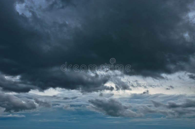 Rain cloud in the sky stock image. Image of beautiful - 24469823