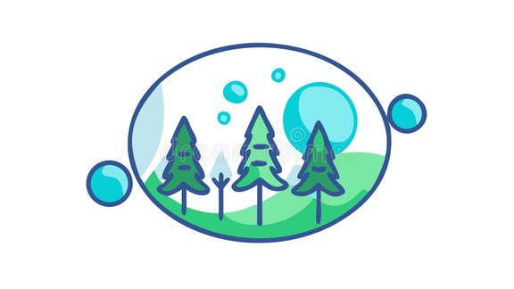 Rain Cloud into Sphere, Water Cycle, Environmental System, Vector ...