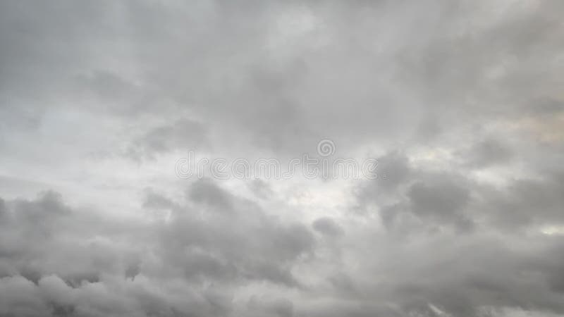 Rain Clouds Float Moving Across the Sky Low and Fast Stock Footage ...