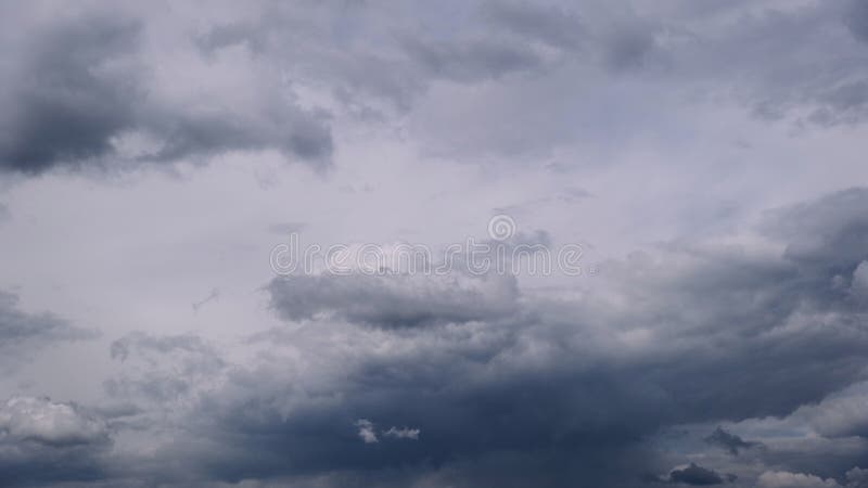 Rain Clouds Move in the Sky, Timelapse Stock Video - Video of scene ...