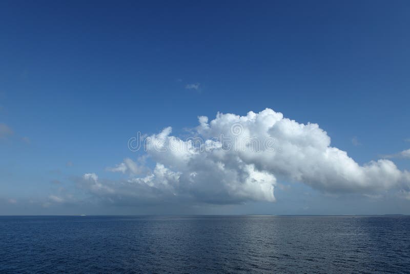 Rain clouds over the sea stock image. Image of water - 90523755
