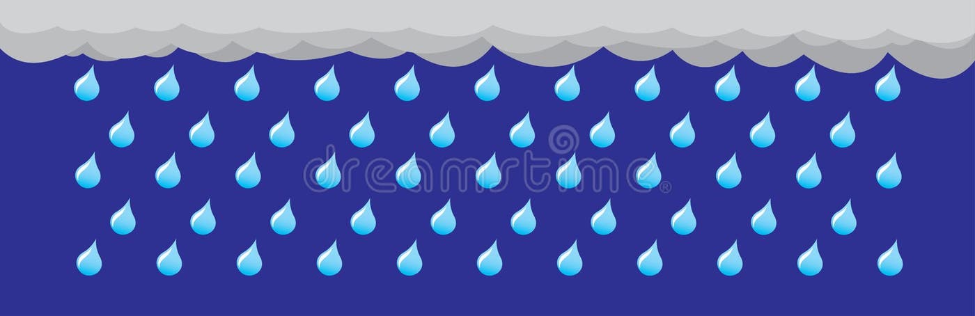 Raindrops Page Border Stock Illustrations – 22 Raindrops Page Border ...