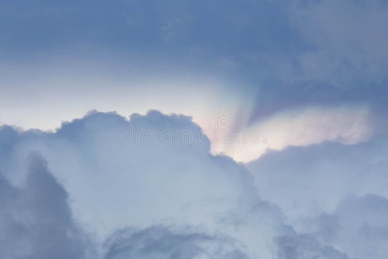 Rain clouds stock photo. Image of climate, cloud, rainbow - 95207694