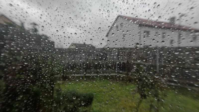 Rain in Cloudy Weather with Strong Wind Stock Video - Video of fluffy ...