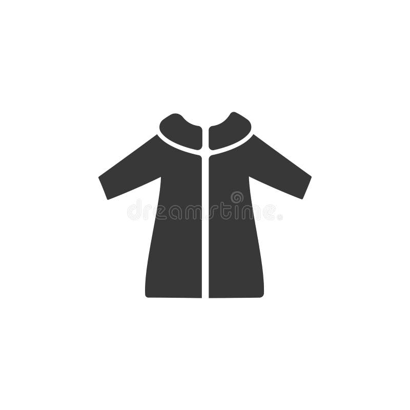 Rain Coat. Isolated Icon. Fall and Winter Vector Illustration Stock ...