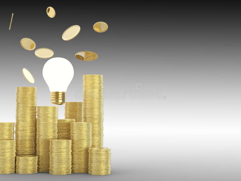 Rain coins stock illustration. Illustration of rain, pile - 80336058