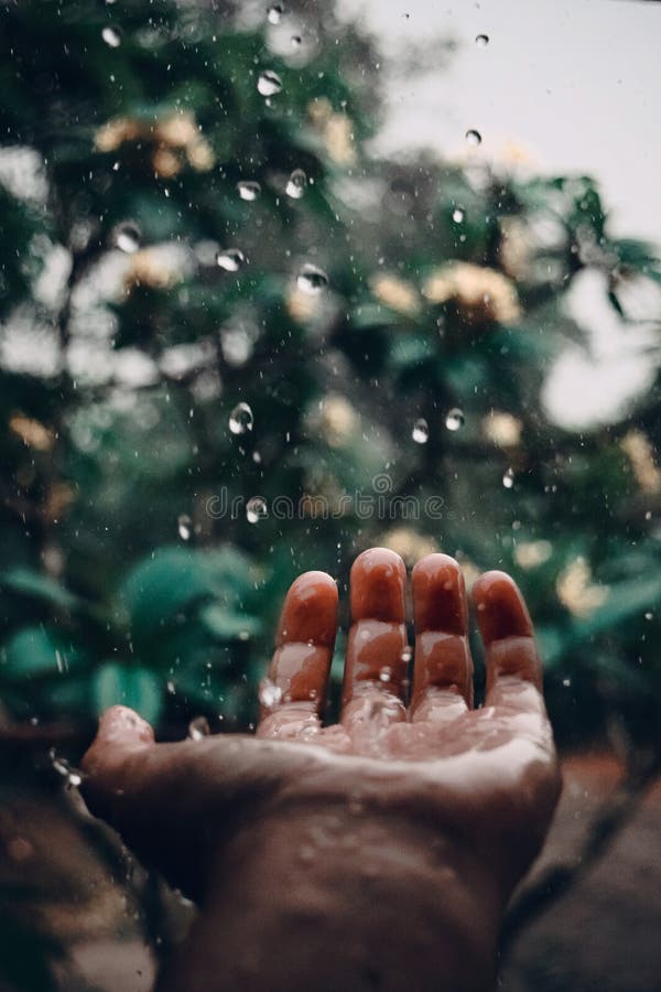 The Rain always Comes with Nostalgia. Stock Photo - Image of snow ...