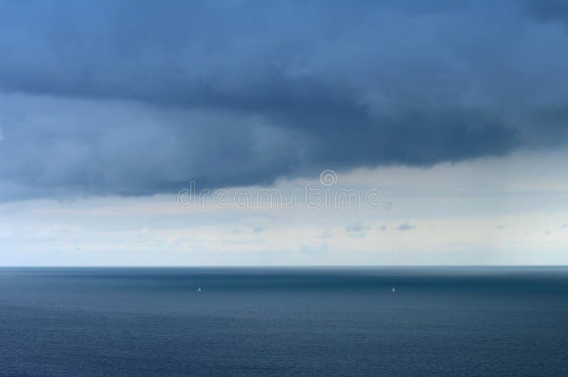 Rain coming stock photo. Image of waterscape, storm, shadow - 2167618