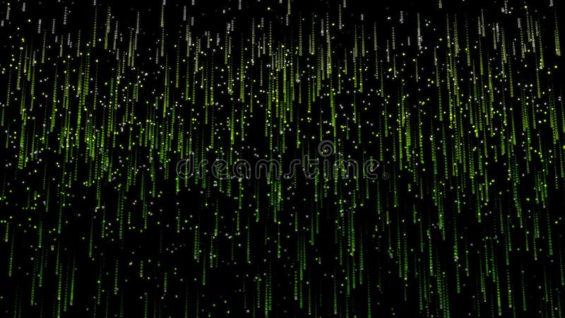 Rain of data. Digital Rain stock footage. Video of glowing - 296669398