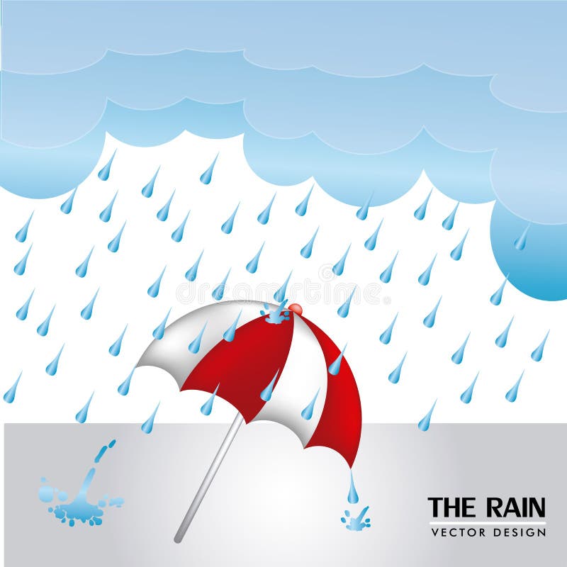 Rain design stock vector. Illustration of meteorology - 31631299