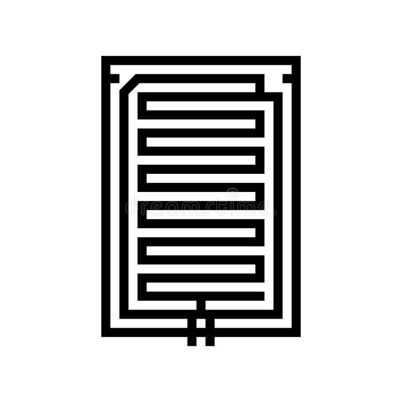 Rain Detection Sensor Line Icon Vector Illustration Stock Vector ...