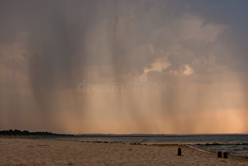 Rain in the distance stock photo. Image of distance, downpour - 43866212