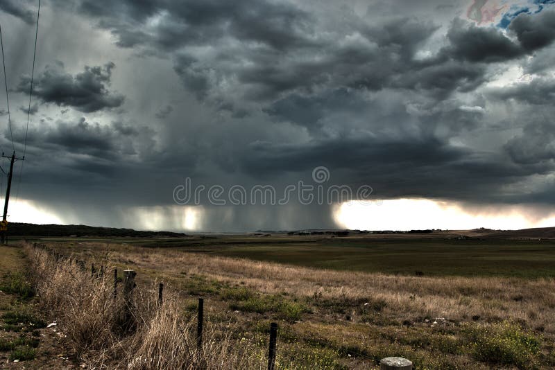 Rain in the distance stock photo. Image of storm, field - 43256560