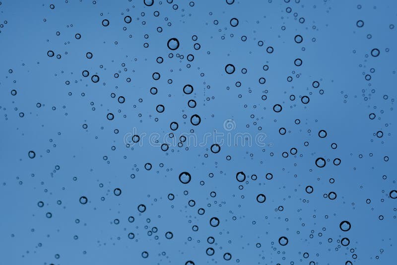 The Rain Dot Water for Background Stock Image - Image of texture, blue ...
