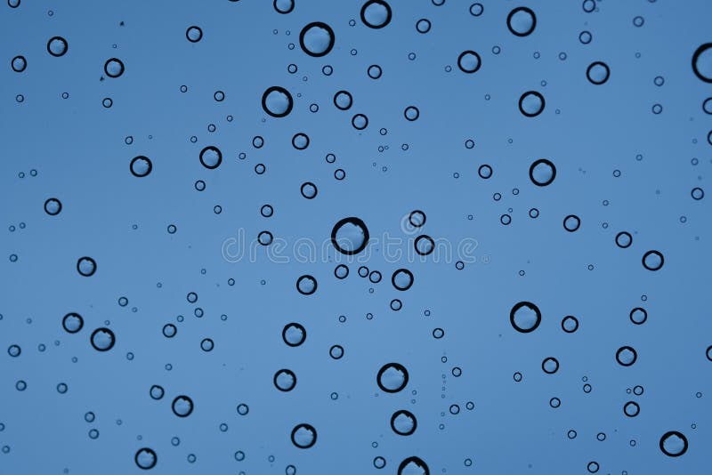 The Rain Dot Water for Background Stock Image - Image of abstract, blue ...