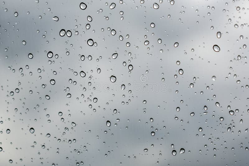 Rain drop on the car glass stock image. Image of night - 95595085