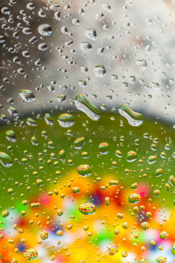 Rain drop stock photo. Image of rainbow, fresh, splash - 76453866