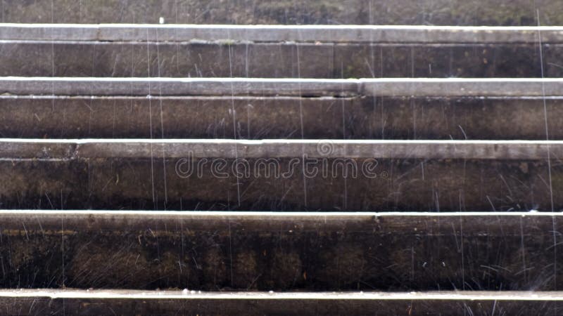 Rain Drop Falling on Window Surface Background. Stock Footage - Video ...