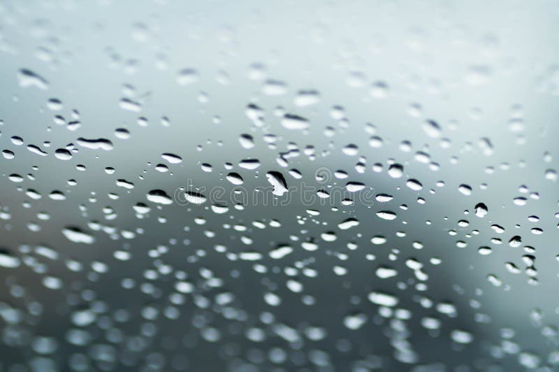 Rain Drop on the Glass, Rain Drop on Windshield or Rain Drop on the Car ...