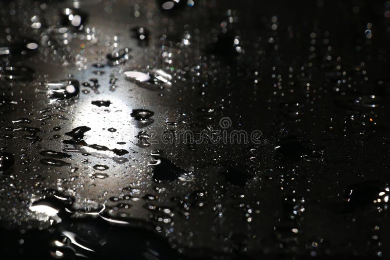 Rain Drop on Moon Light Background 2 Stock Photo - Image of rain, dark ...
