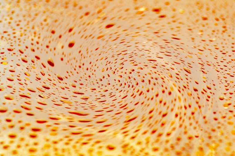 Rain Droplets Twill Effect on an Orange Golden Color Background with ...