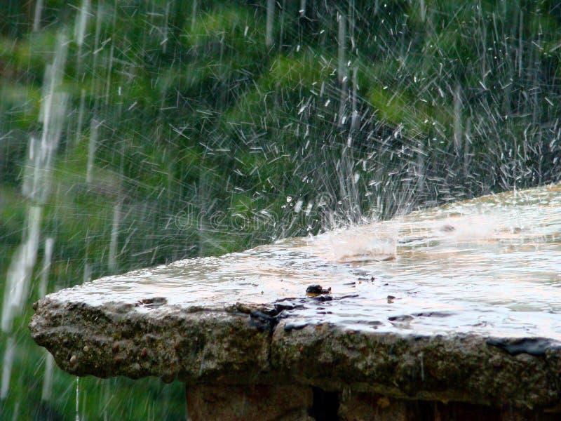Rain drops stock image. Image of relax, drops, splashes - 12974233