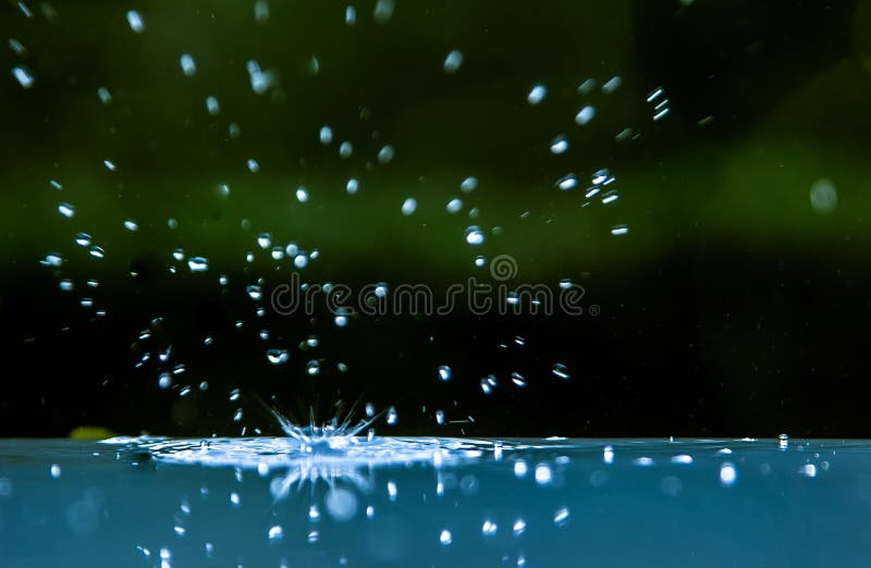 Rain drops stock image. Image of close, cool, morning - 26127729