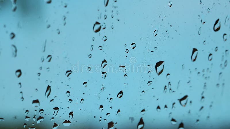 Rain Is Splashing Against A Window Stock Footage - Video of background ...