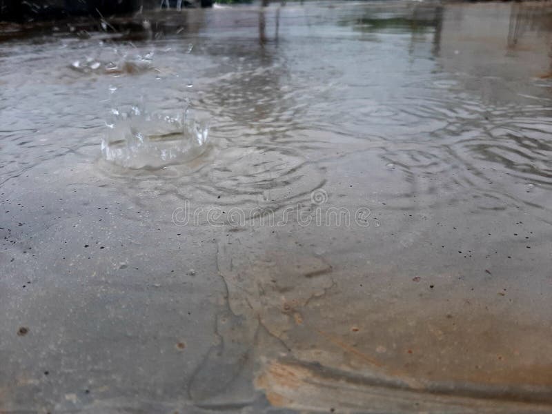 Rain Drops that Break My Heart Calmly Stock Image - Image of break ...