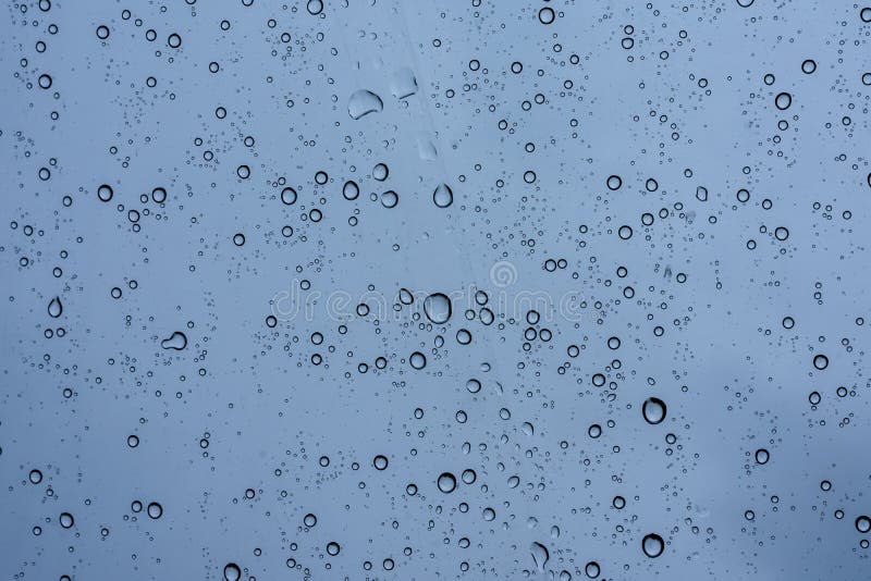 Rain drops on the glass stock photo. Image of glass - 152146852