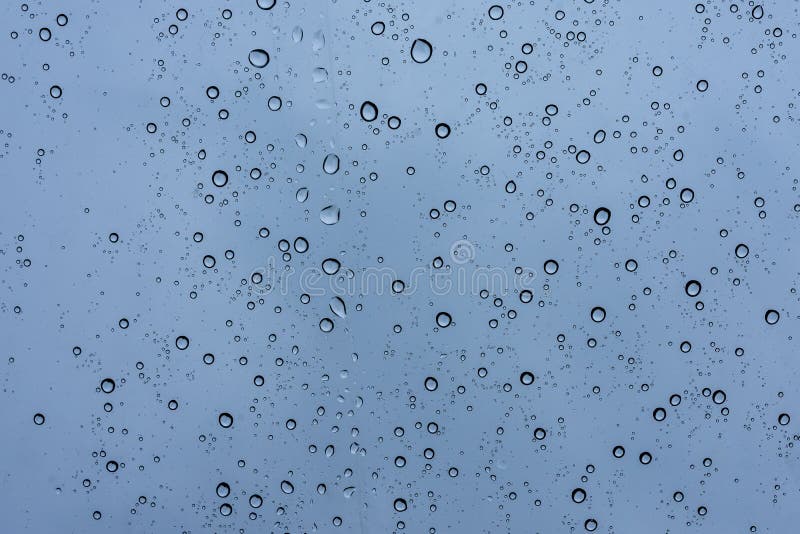 Rain drops on the glass stock photo. Image of glass - 152147028