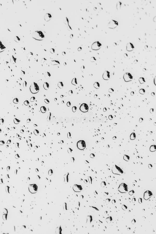 Rain drops on clear window stock image. Image of rain - 150883245